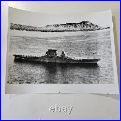17 Diff Vintage 8 x 10 Navy Ship Photos WWII Era Hawaii & Others Lot #1 ...