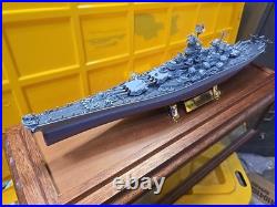 Battleship WW2 USS MISSOURI Metal Hull Model World War 2 Pearl Harbor ...