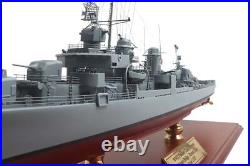 US Navy Fletcher Class Destroyer Desk Top Display WWII War Ship 1/192 ...