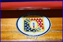 USS Lafayette SSBN-616 Submarine Model, Navy, Scale Model, Mahogany, 20 ...