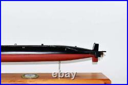 USS Pargo SSN-650 Submarine Model, US Navy, Scale Model, Mahogany ...