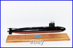 USS Tunny SSN-682 Submarine Model, US Navy, Scale Model, Mahogany ...