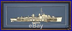 Wood Cutaway Model of USS Allen M. Sumner (DD-692) Made in the USA | wood